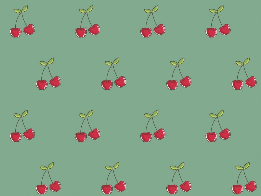 Free download | HD PNG cherry patterns berries vector texture 4k ...