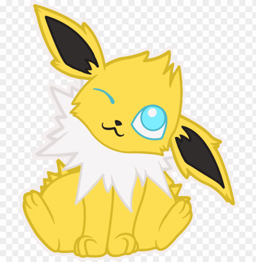 Free download | HD PNG chibi jolteon pokemon sticker cartoo PNG ...