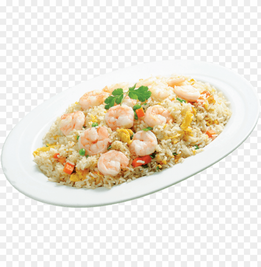 Free download | HD PNG chicken fried rice plate png download prawn ...