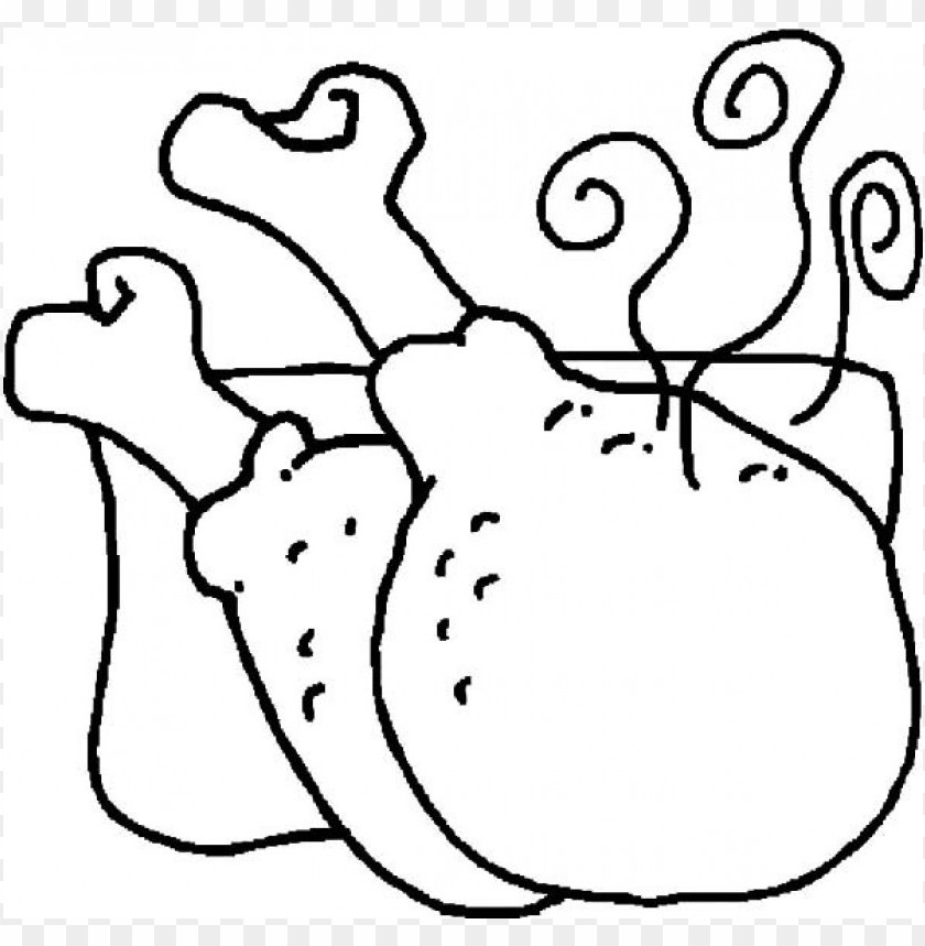 Free download | HD PNG chicken meat coloring page PNG transparent with ...