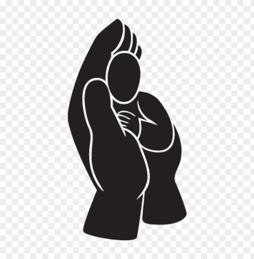 Free download | HD PNG child in hand logo vector free download | TOPpng