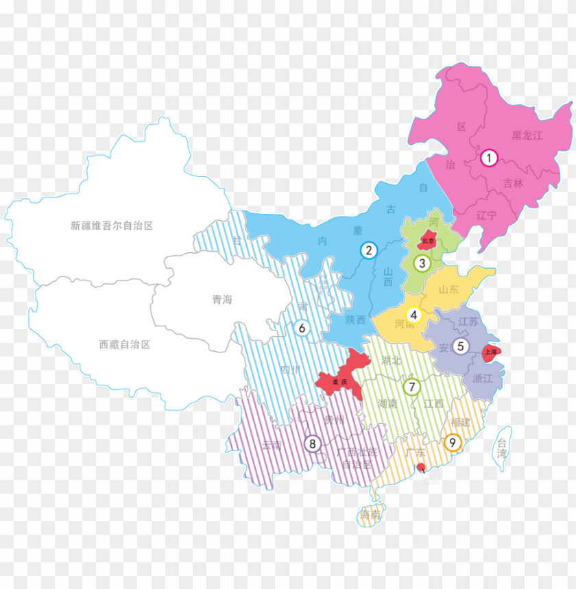Free download | HD PNG china yoyo corporation regional map 10 provinces ...