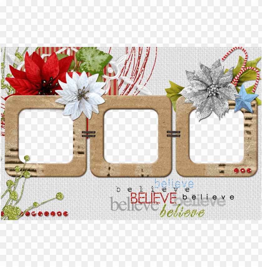Free download | HD PNG christmas collage frame กรอบ รป ใส รป ได PNG ...