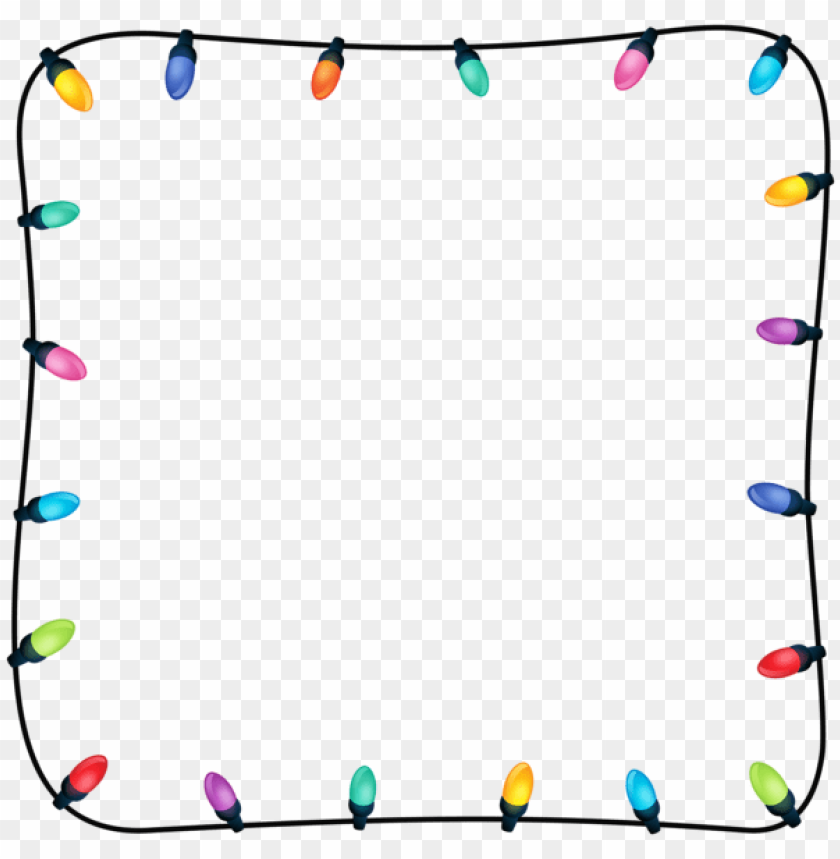 Free download | HD PNG christmas lights border PNG Images | TOPpng