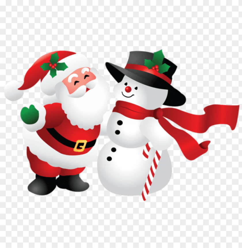 Free download | HD PNG christmas santa and snowman PNG Images 40695 ...