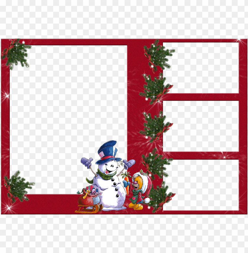 Free download | HD PNG christmas snowman transparent photo frame ...