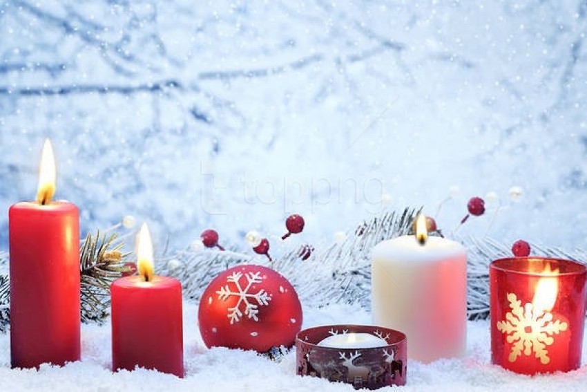 Free download | HD PNG christmaswith red candles background best stock ...