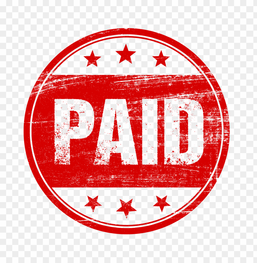 Free download | HD PNG circular red paid stamp business icon PNG ...
