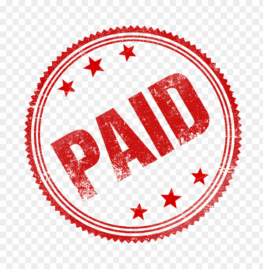 Free download | HD PNG circular round red paid stamp business icon PNG ...