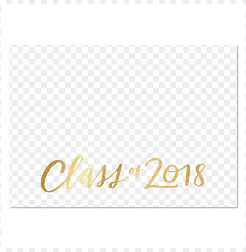 Free download | HD PNG class of 2018 gold banner PNG transparent with ...