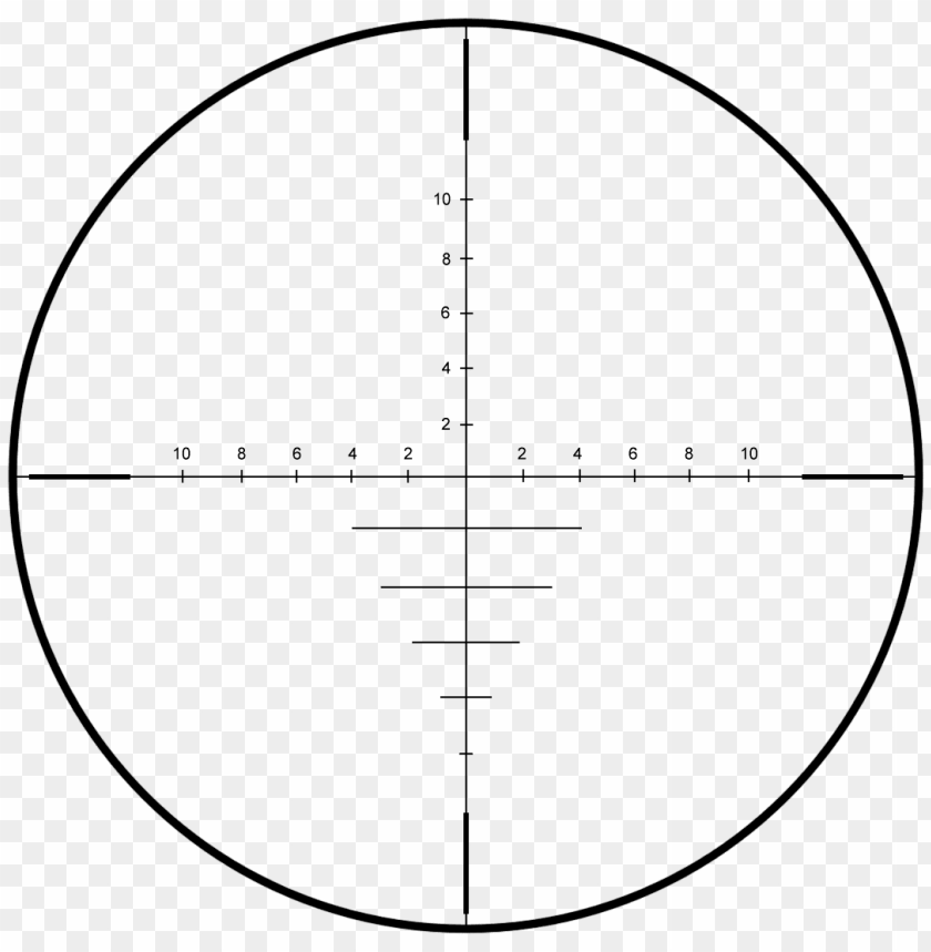 Free download | HD PNG Download sniper scope reticle with measurement ...