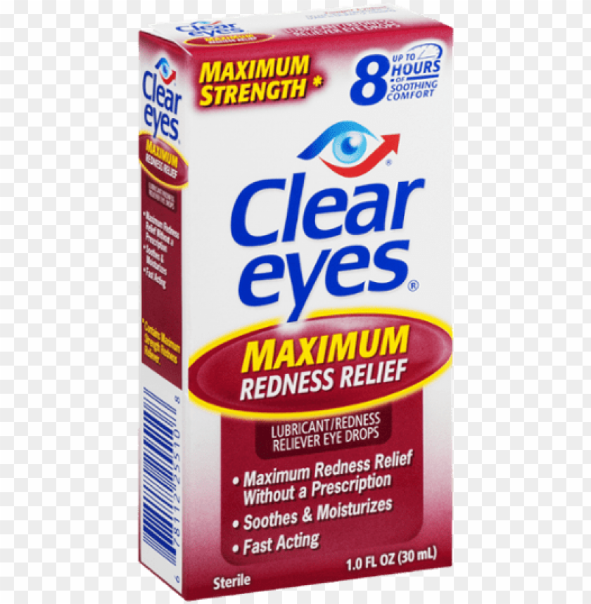 Free download | HD PNG clear eyes maximum redness relief eye drops PNG ...