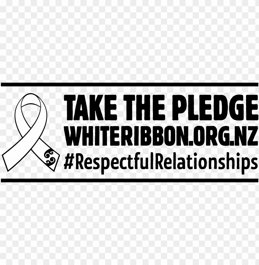 Free download | HD PNG click to take the pledge white ribbon pledge ...