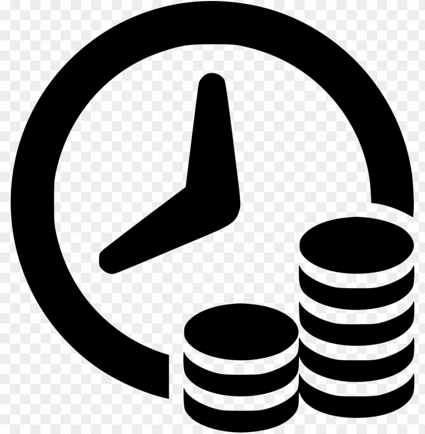 Free download | HD PNG clock and money icon design PNG transparent with ...