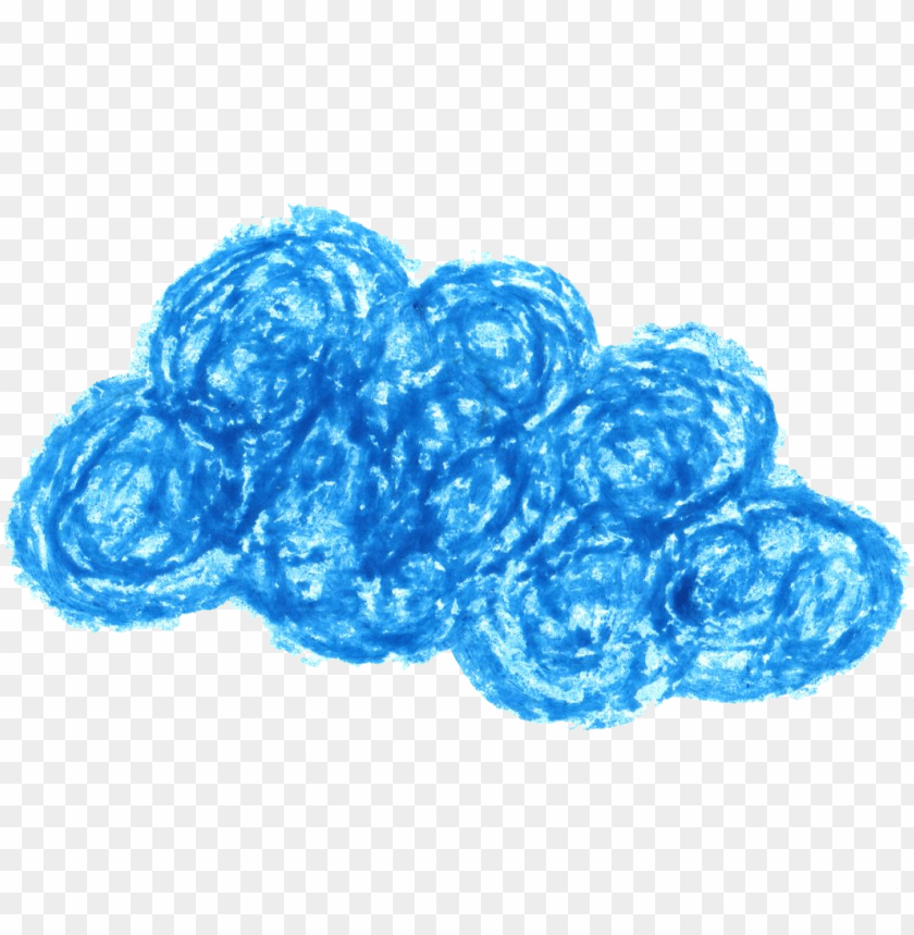Free download | HD PNG hand drawn blue cloud png PNG with Clear ...