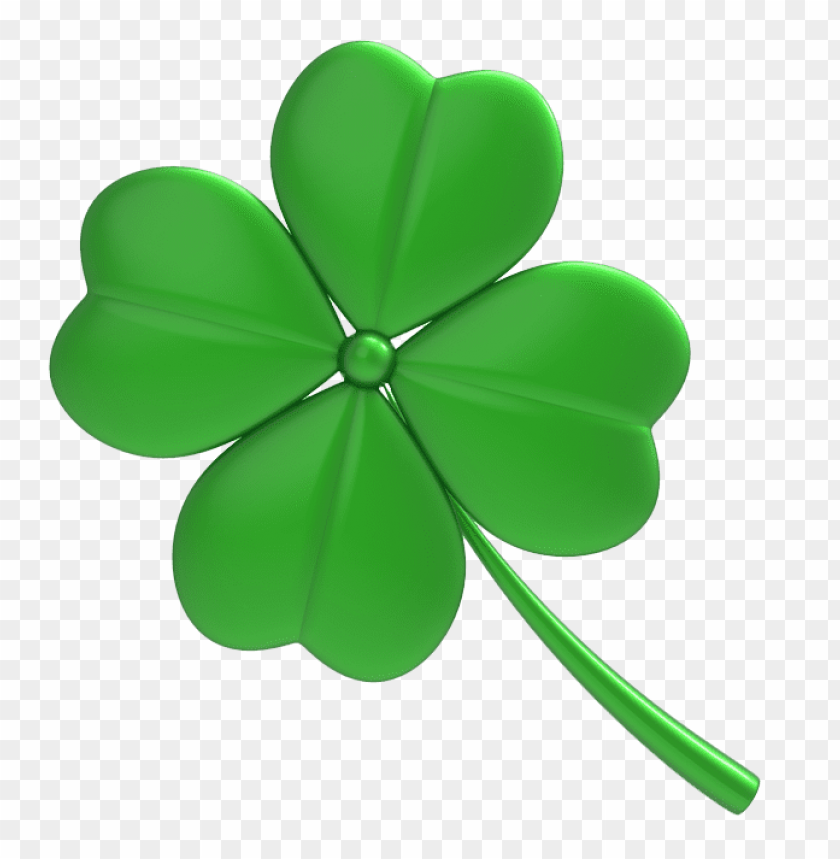 Free download | HD PNG curved stem four leaf clover png clipart png ...