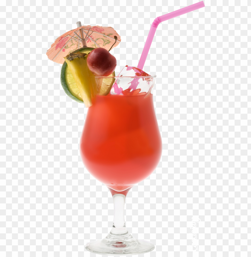 Free download | HD PNG bright red cocktail with umbrella - Image ID ...