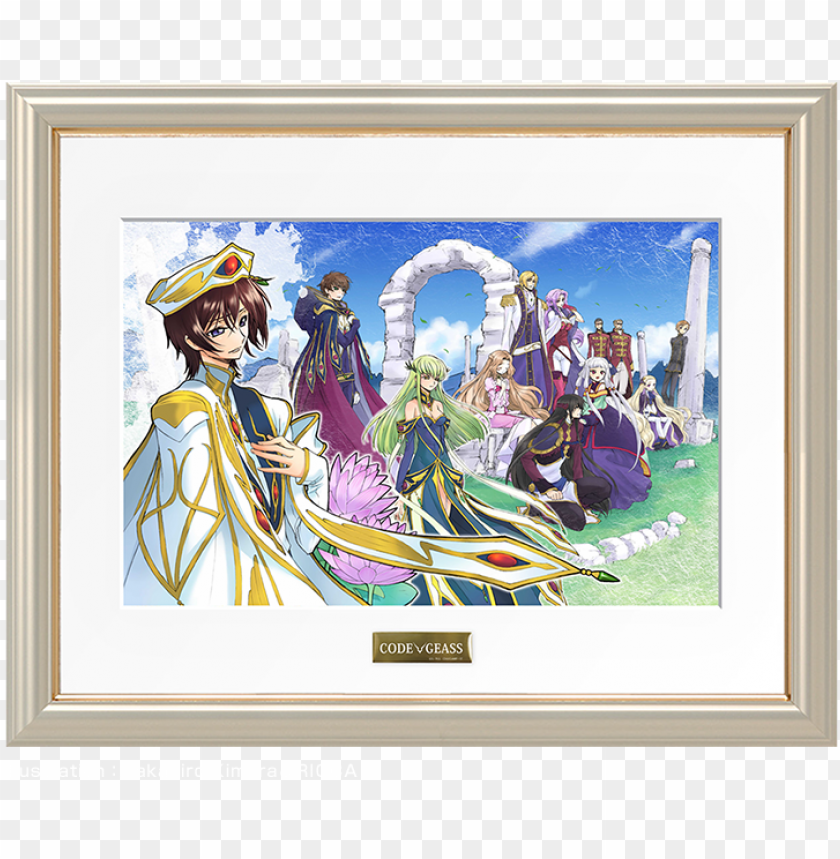 Free download | HD PNG code geass blu ray framed art コード ギアス 複製 原画 PNG ...