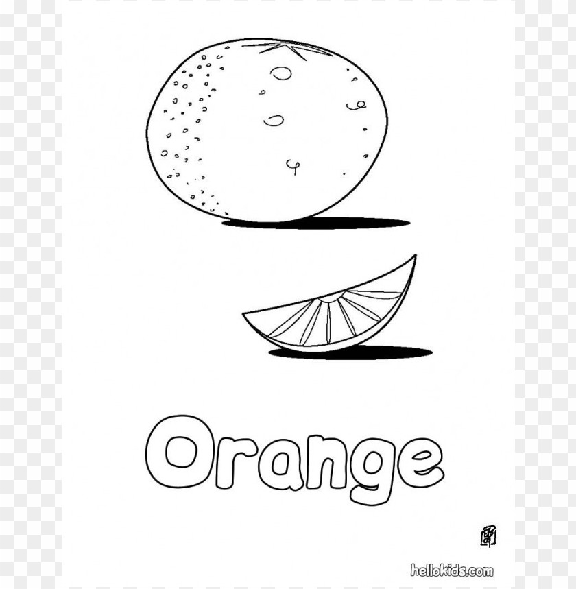 Free download | HD PNG color orange coloring page PNG transparent with ...
