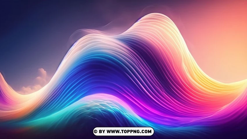 Free download | HD PNG colorful abstract background moving waves 4k ...