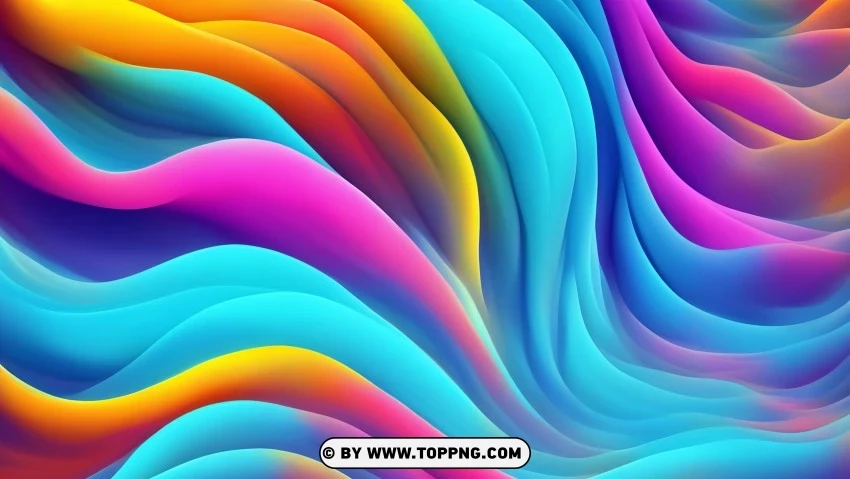 Free download | HD PNG colorful abstractions in 4k flowing waves ...