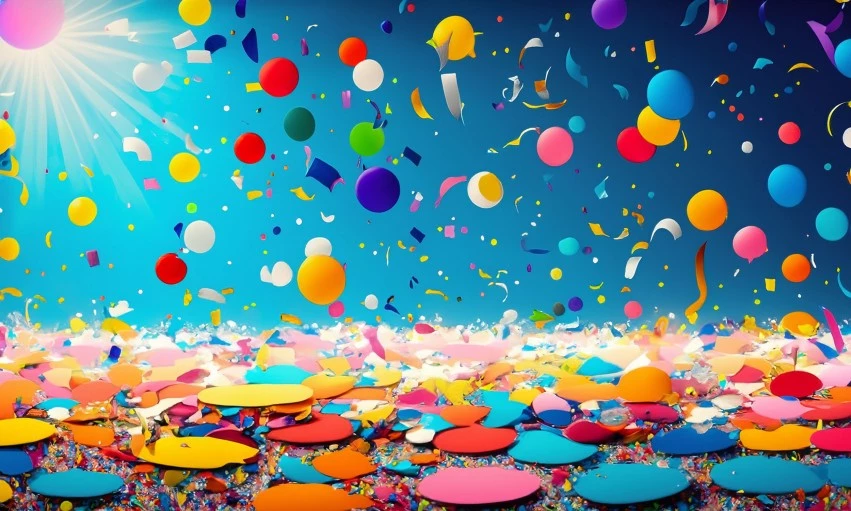 Free download | HD PNG colorful confetti celebration background image ...