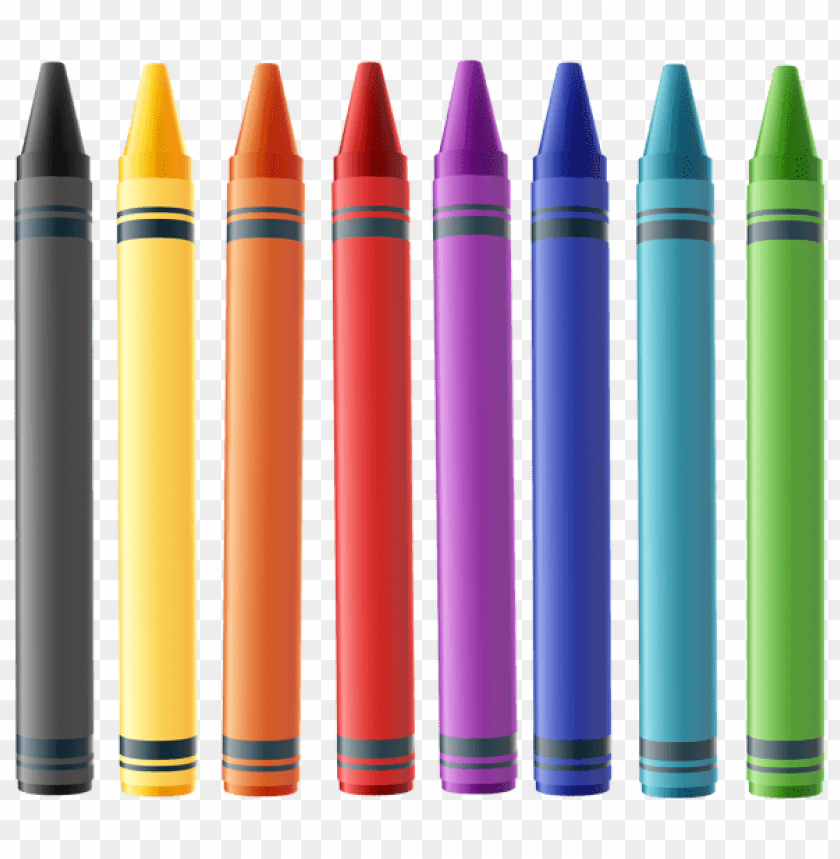 Free download | HD PNG colorful crayons clipart png photo - 48711 | TOPpng