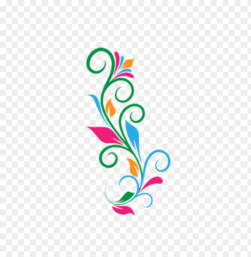 Free download | HD PNG colorful floral corner borders png PNG ...