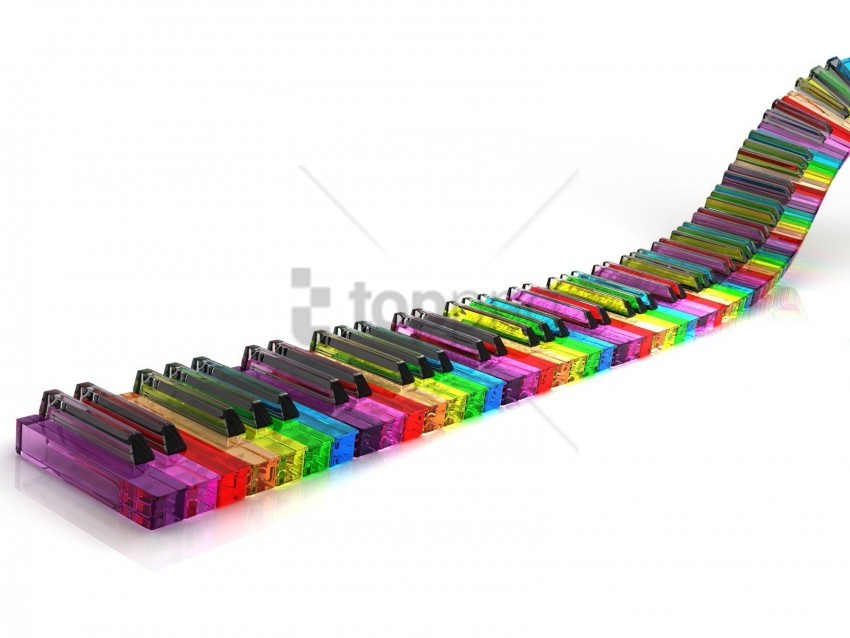 Free download | HD PNG colorful keys piano rainbow wallpaper background ...