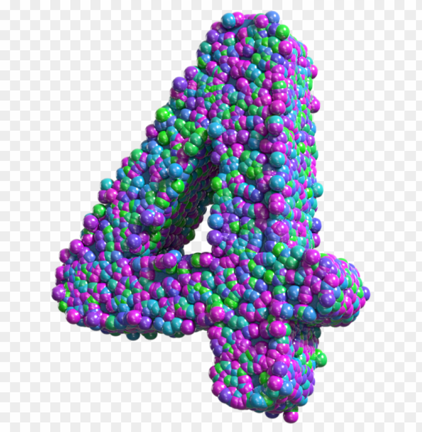 Free download | HD PNG colorful number four transparent clipart png ...