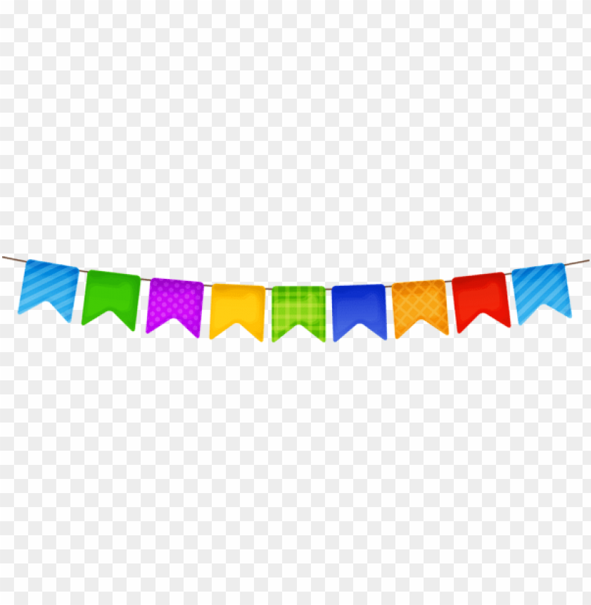 Free download | HD PNG decorative colorful streamer with triangular ...