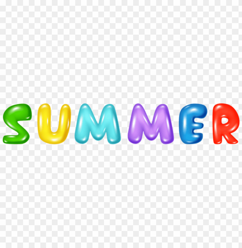 Free download | HD PNG colorful summer text clipart png photo - 54295 ...