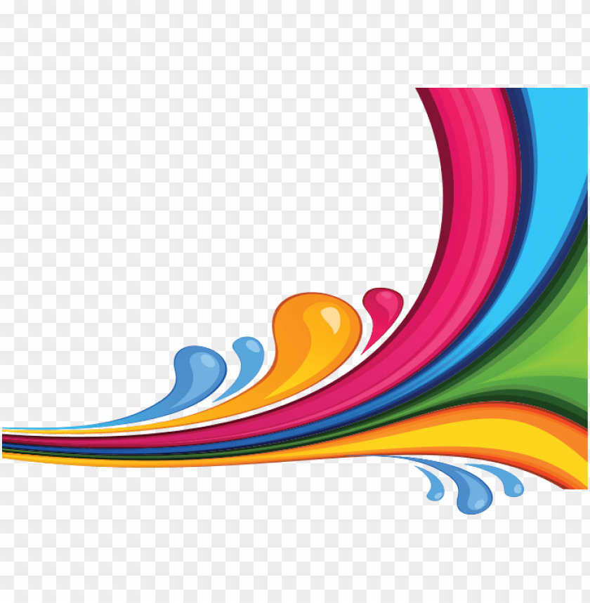 Free download | HD PNG colorful waves png colour design waves PNG ...