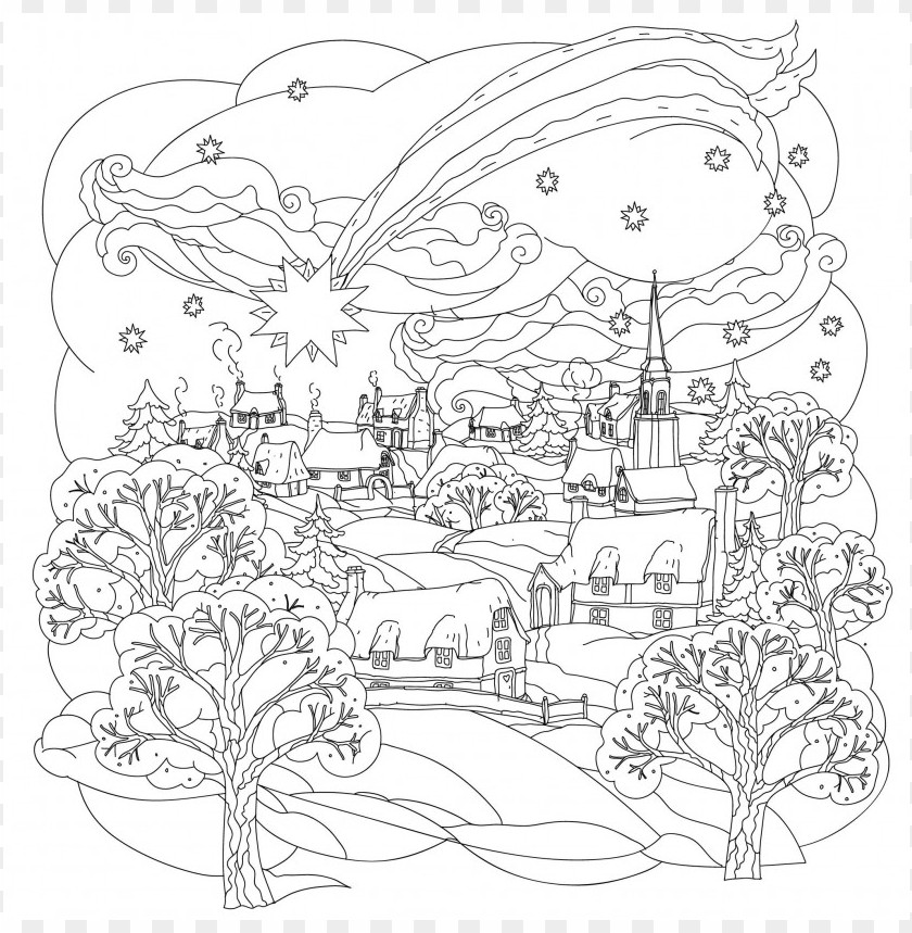 Free download | HD PNG coloring pages christmas color PNG transparent ...