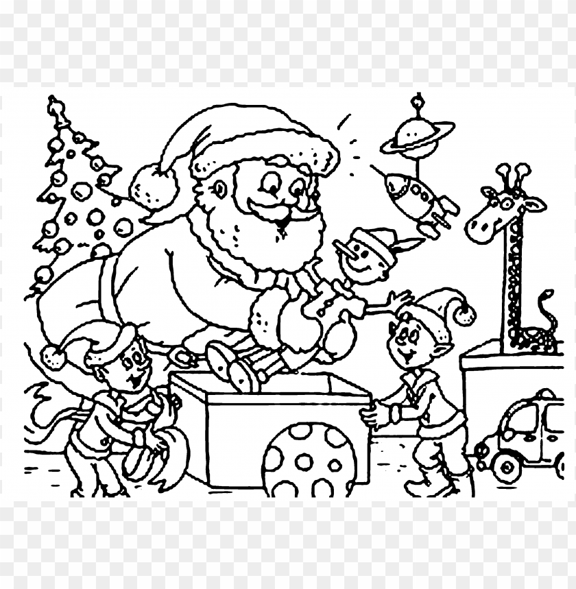 Free download | HD PNG coloring pages christmas color PNG transparent ...