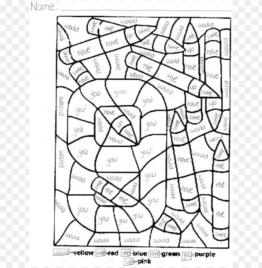 Free download | HD PNG coloring pages color words PNG transparent with ...