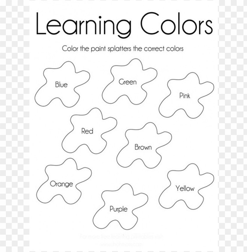Free download | HD PNG coloring printables for the blue color PNG ...