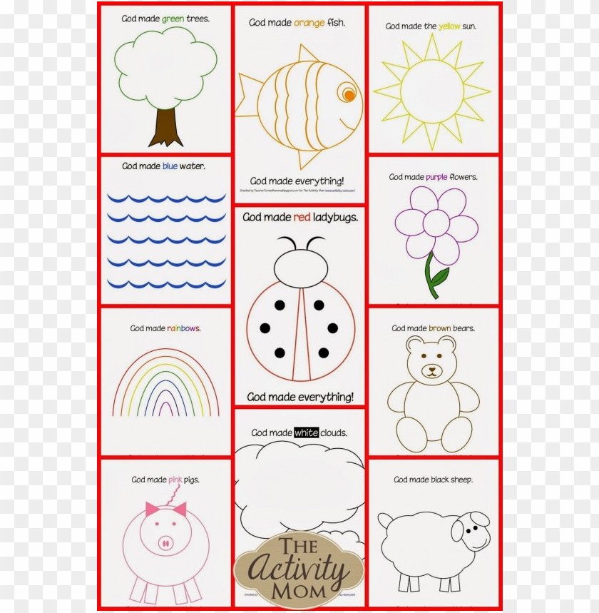 Free download | HD PNG colors coloring pages things PNG transparent ...