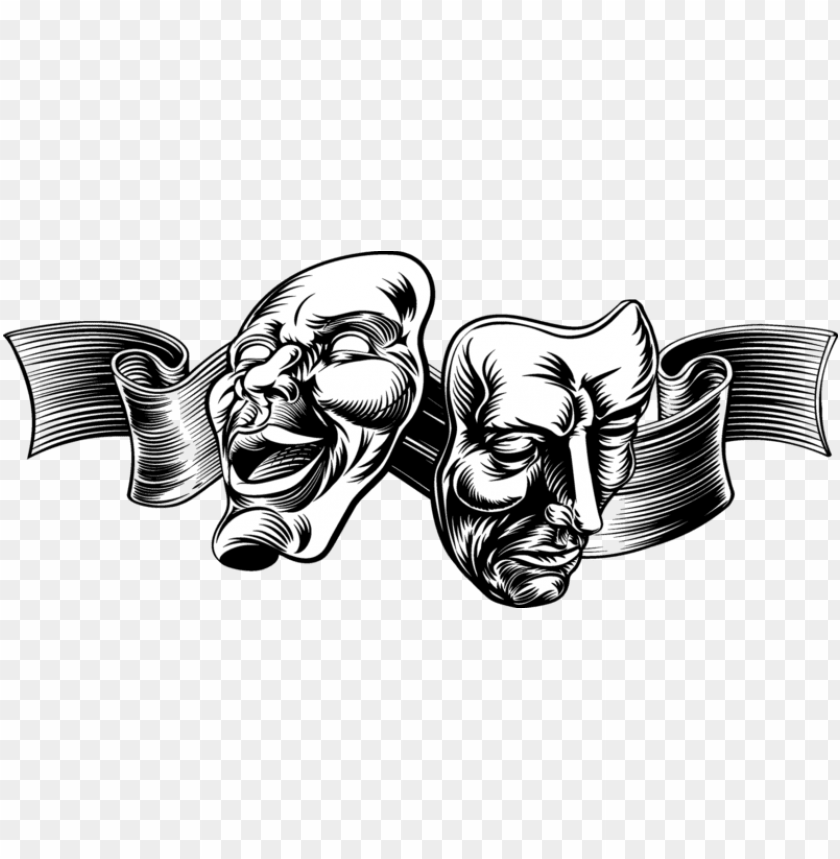 Free download | HD PNG comedy tragedy masks png happy sad masks PNG ...