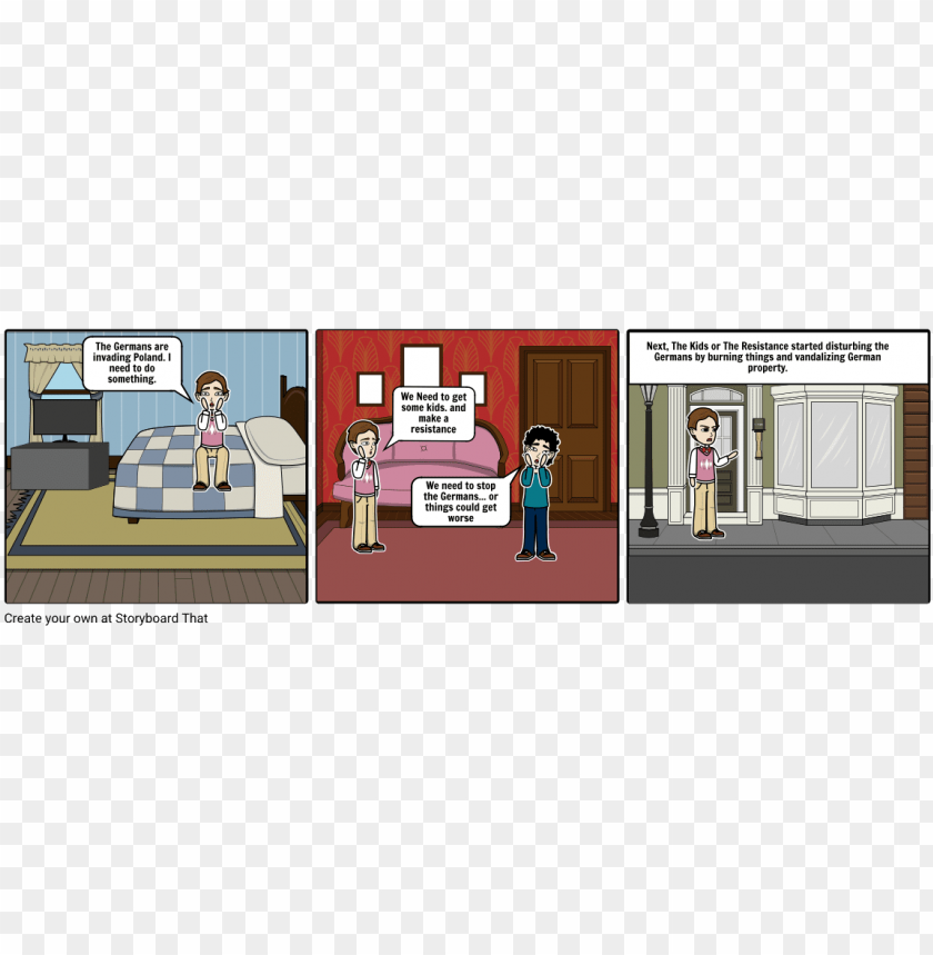 Free download | HD PNG comic strip the boy who challenged hitler PNG ...