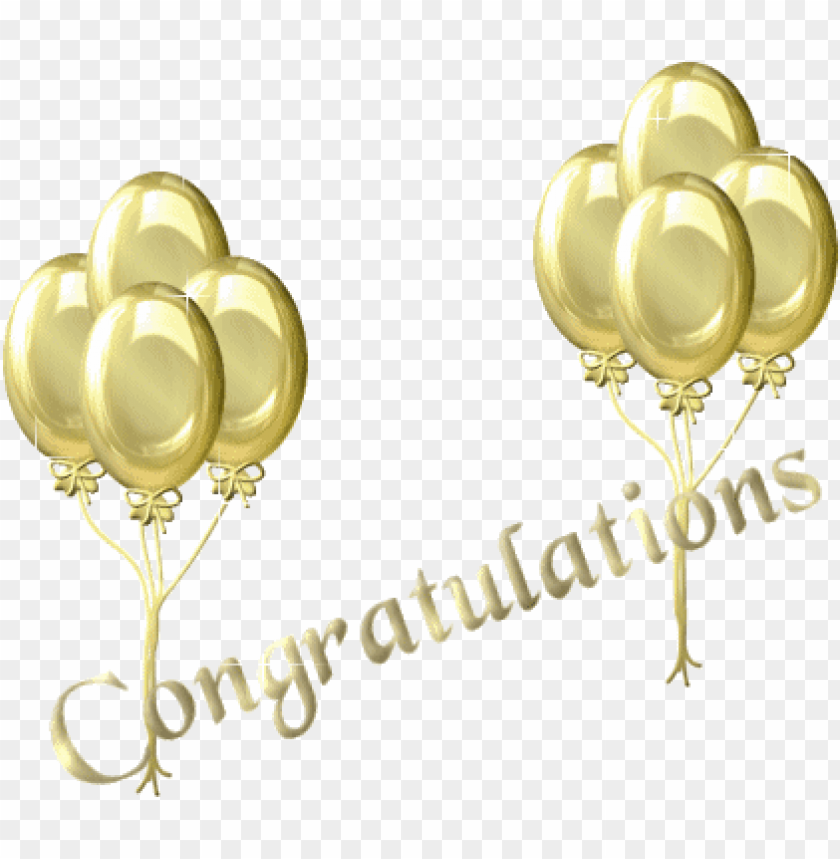 Free download | HD PNG congratulations gold congratulations balloons ...