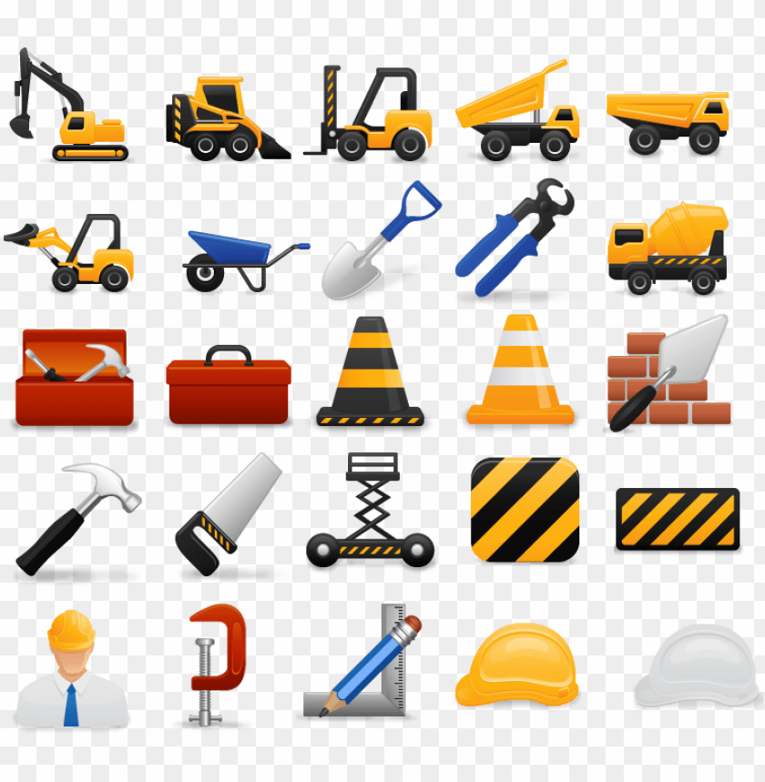 Free download | HD PNG construction icons construction icon free png ...