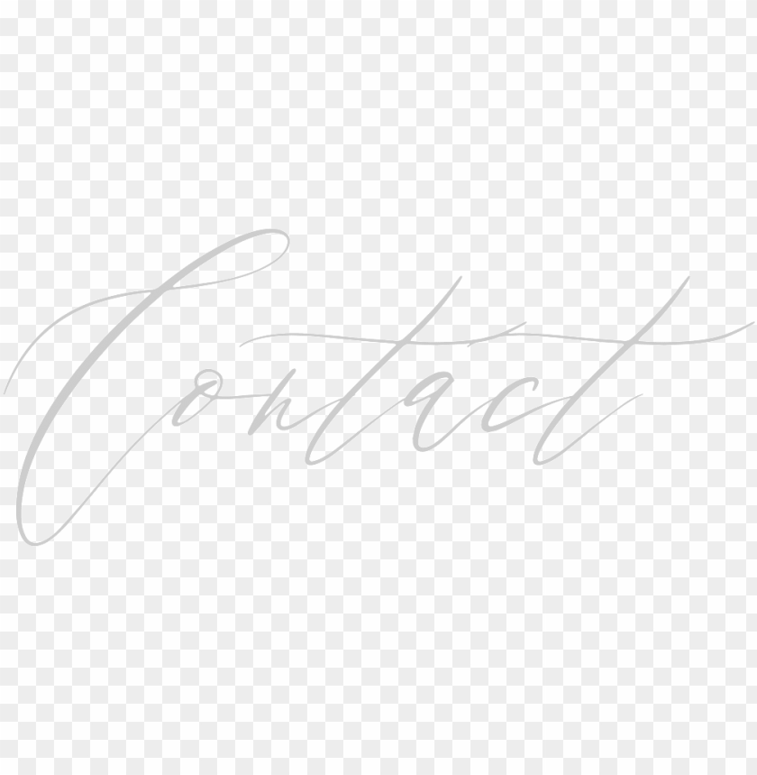 Free download | HD PNG contact calligraphy PNG transparent with Clear ...