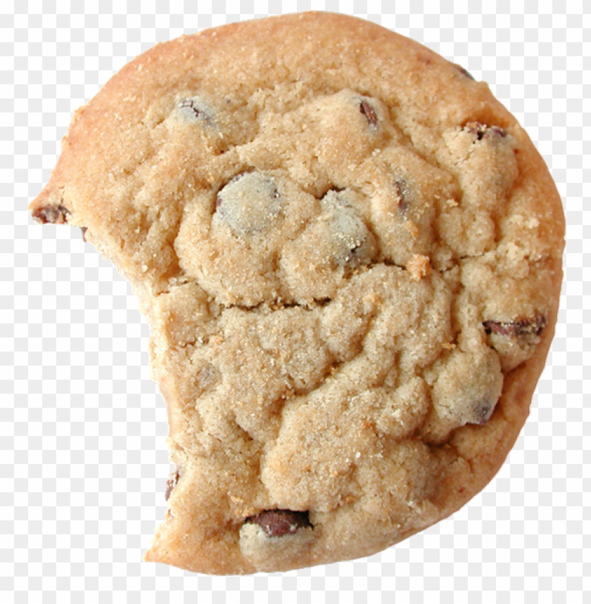 Free download | HD PNG chocolate chip cookie with a bite - Image ID ...