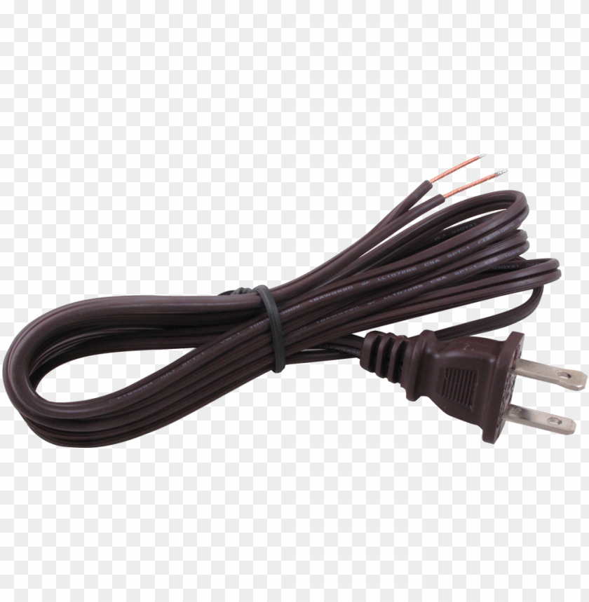 Free download | HD PNG brown polarized plug cord replacement for ...