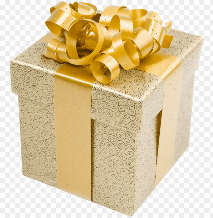 Free download | HD PNG cream box with gold bow clipart png photo ...