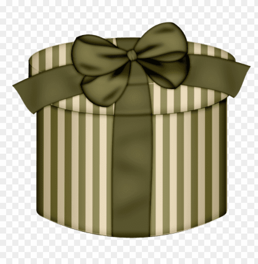 Free download | HD PNG cream round gift box with gren bow clipart png ...