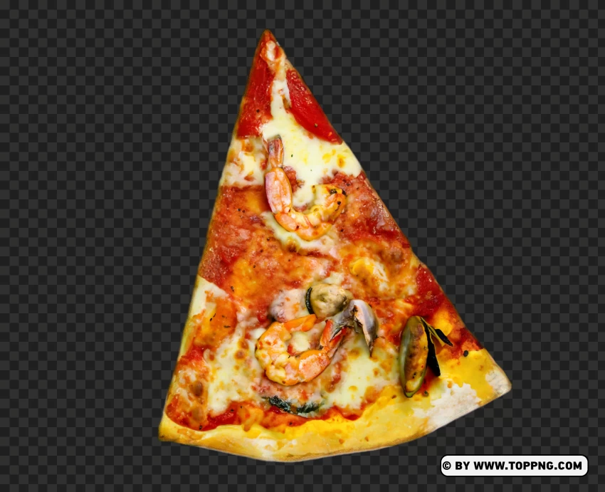 Free download | HD PNG crispy seafood pizza slice transparent ...