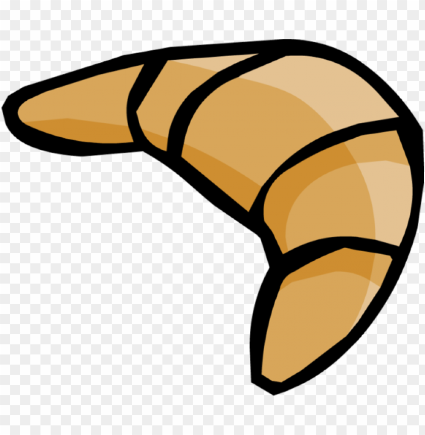 Free download | HD PNG cartoon croissant with bold outline - Image ID ...