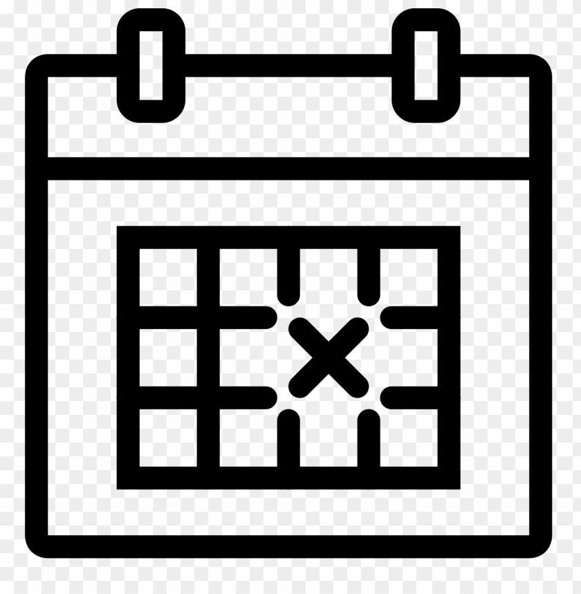 Free download | HD PNG crossed out date on calendar PNG transparent ...
